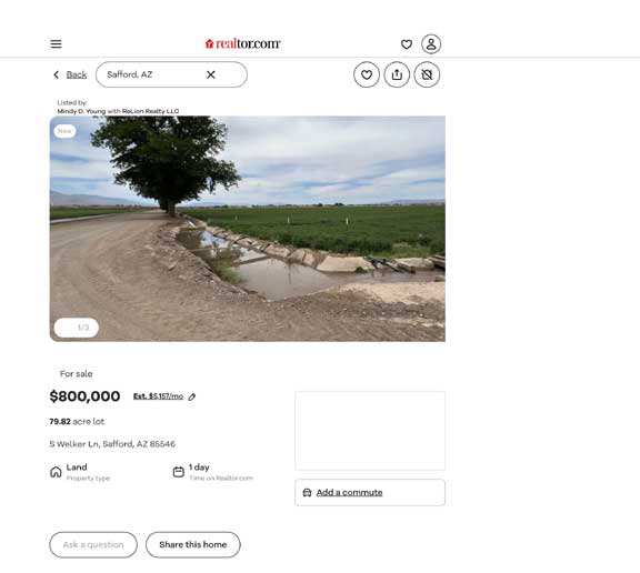 Land sale scam thwarted by local Realty broker – GilaValleyCentral
