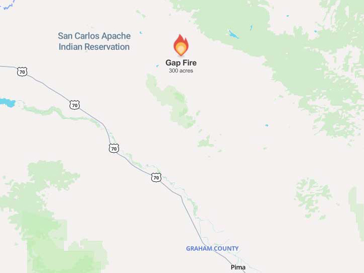 New wildfire starts on San Carlos Apache Reservation – GilaValleyCentral