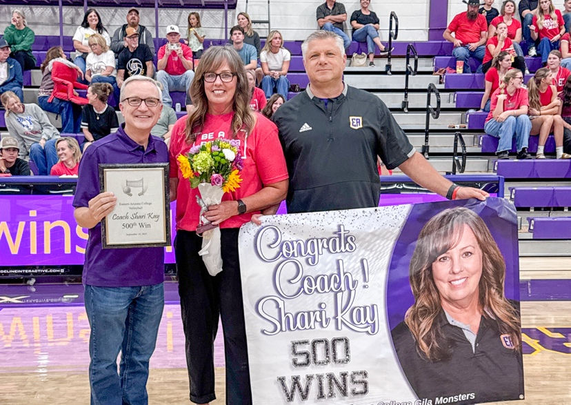 Shari Kay wins 500th career volleyball match at EAC – GilaValleyCentral